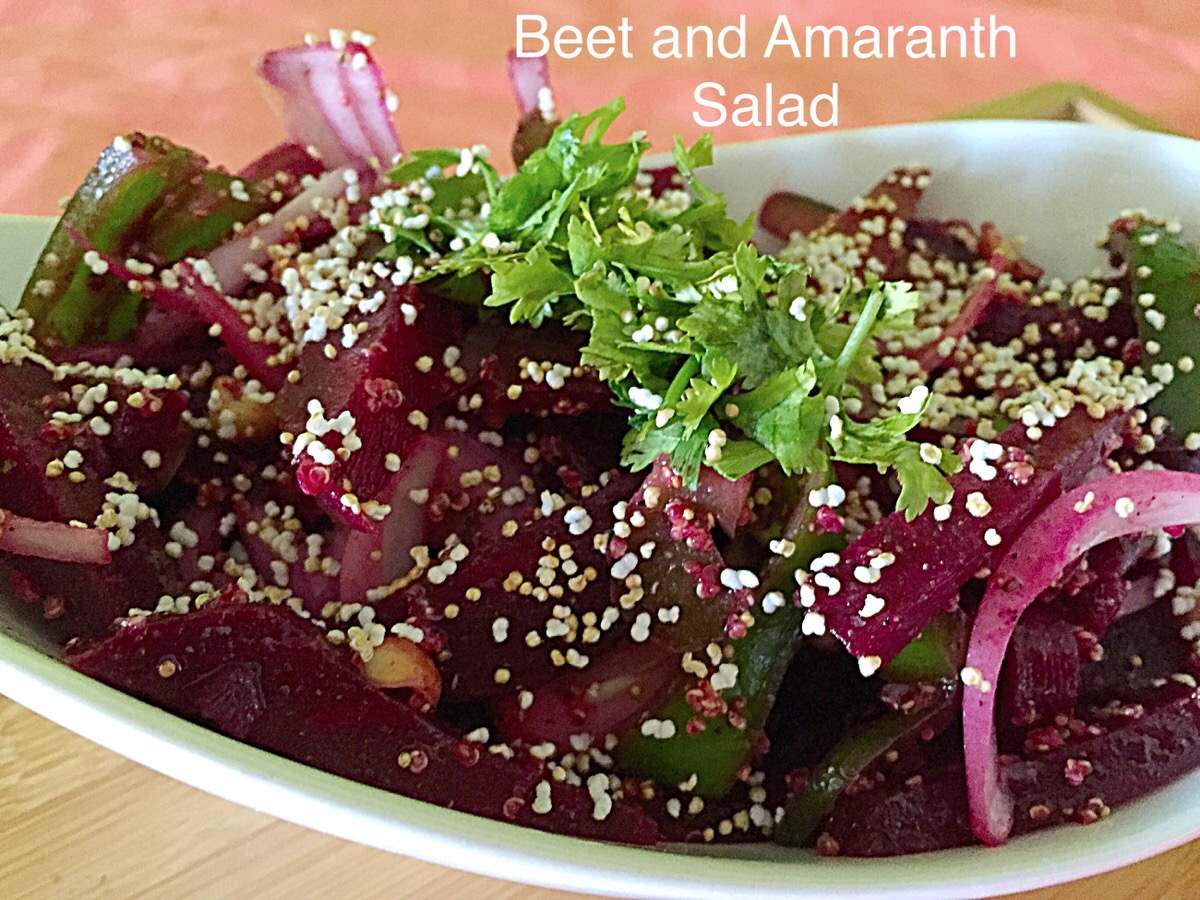 Beet and Amaranth Salad – anubala's kitchen